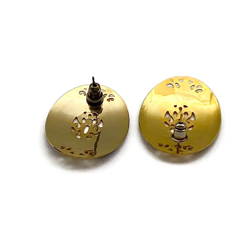 Vintage Purple Enamel Earrings by Edgar Berebi | Shop THRILLING