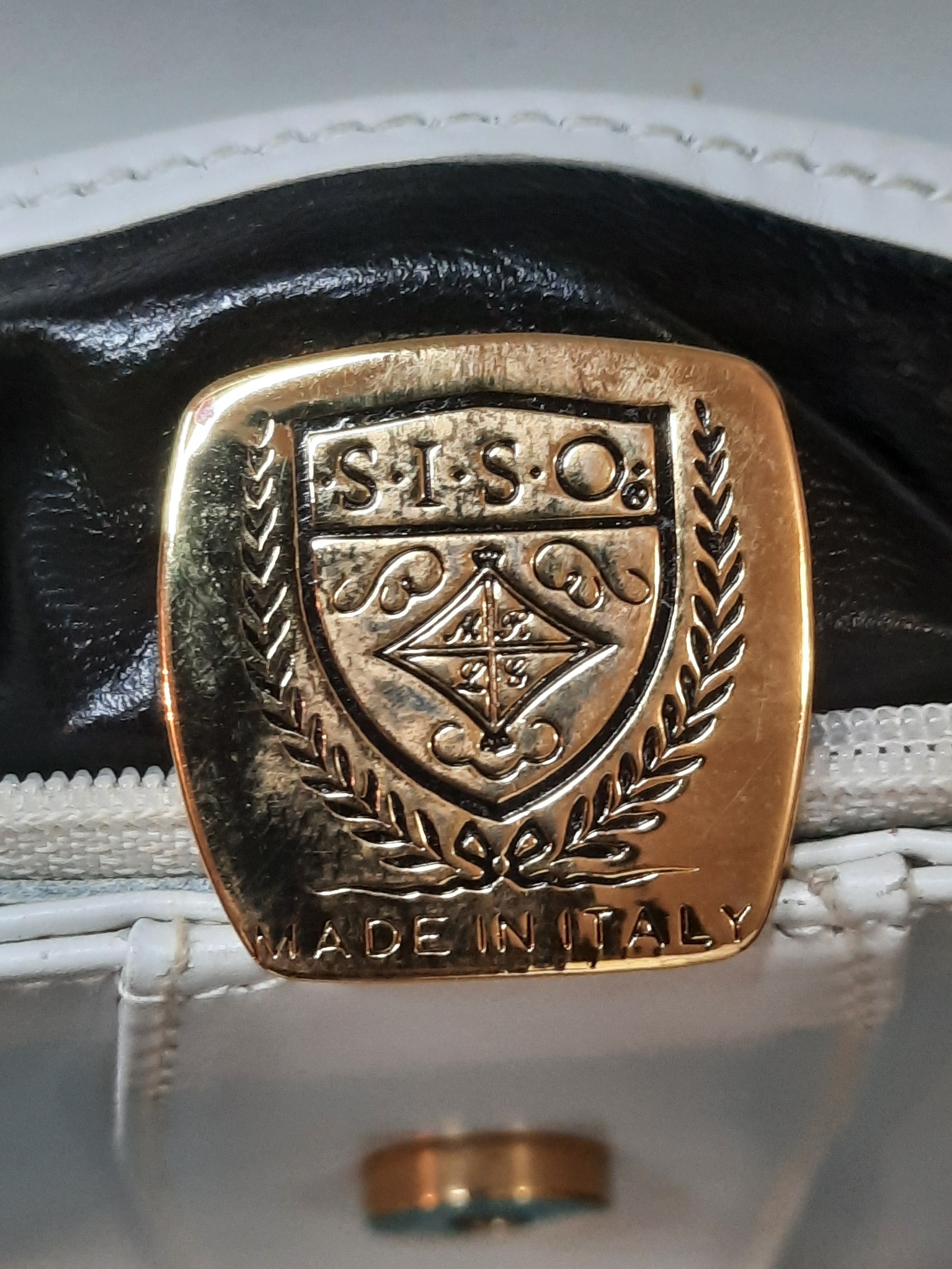 Vintage Vsiso White Leather Crossbody Bag by Siso Made In Italy | Shop ...