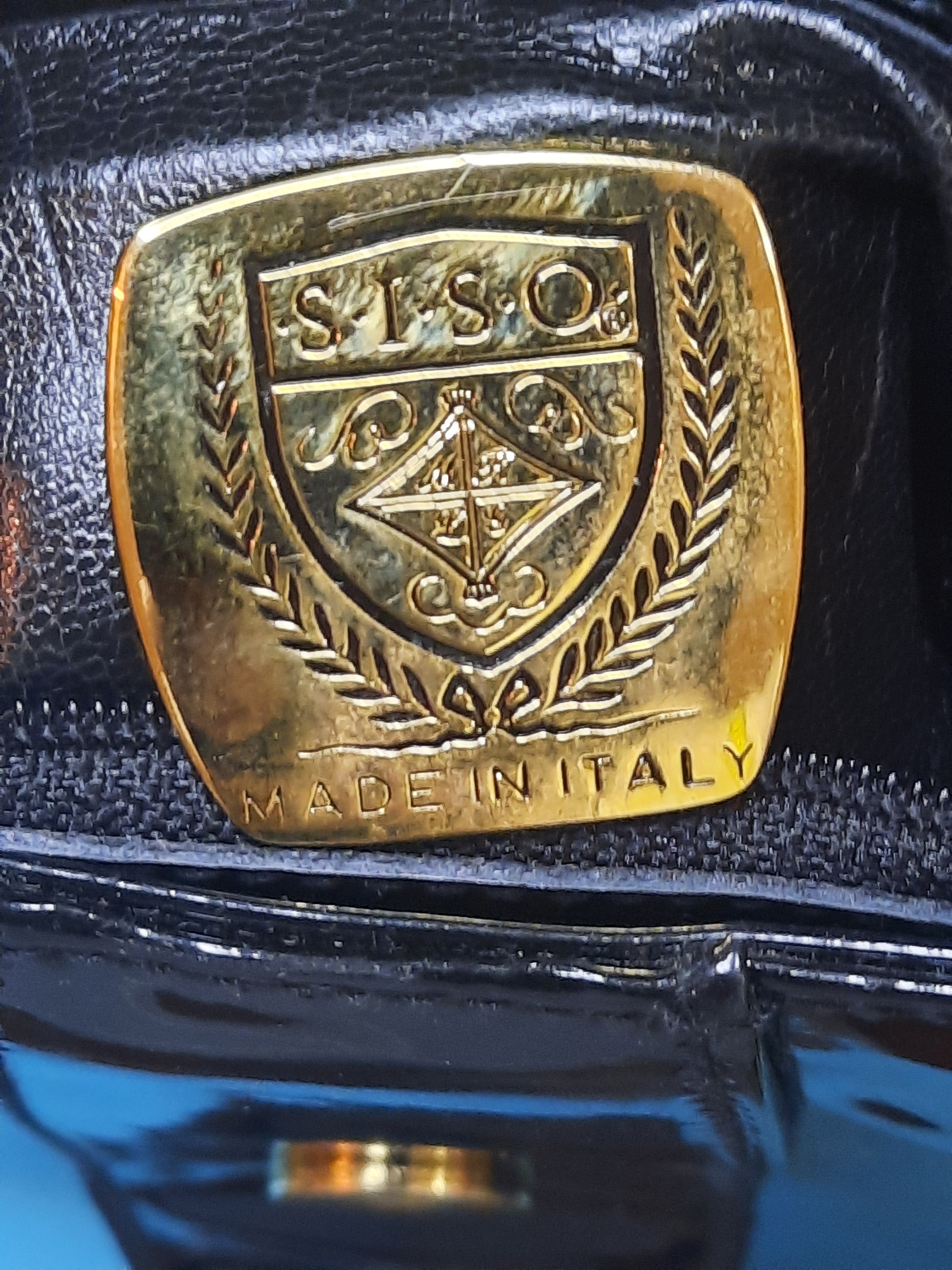 Vintage Vtg Siso Patent Leather Crossbody Bag by Siso Made In Italy ...