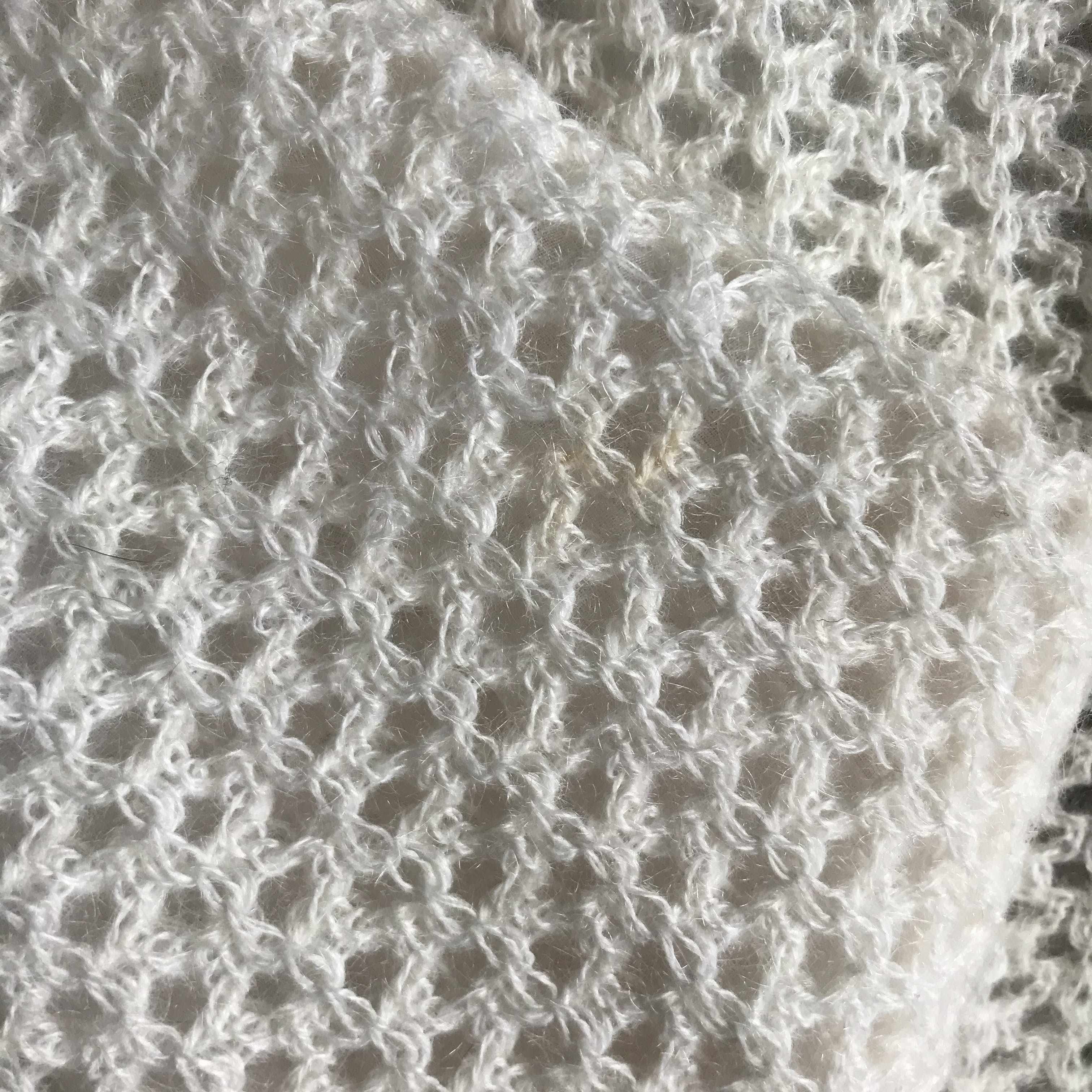 Vintage 60’s Ivory Open Knit Cardigan by It’s Pure Gould | Shop THRILLING