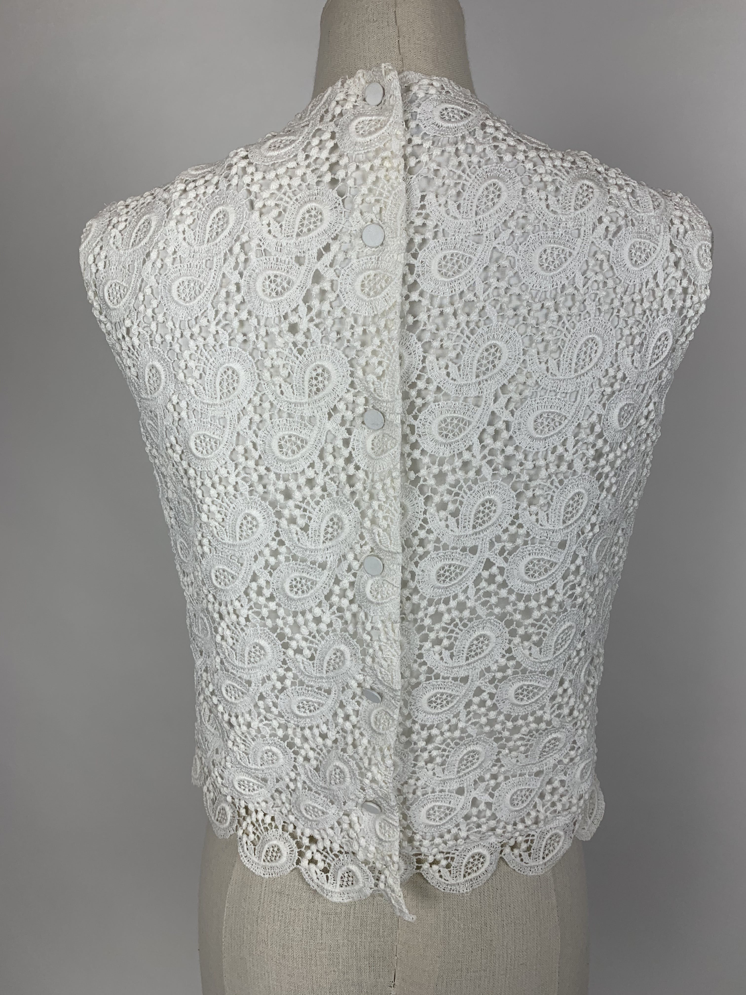 Vintage White Lace Shell Top | Shop THRILLING
