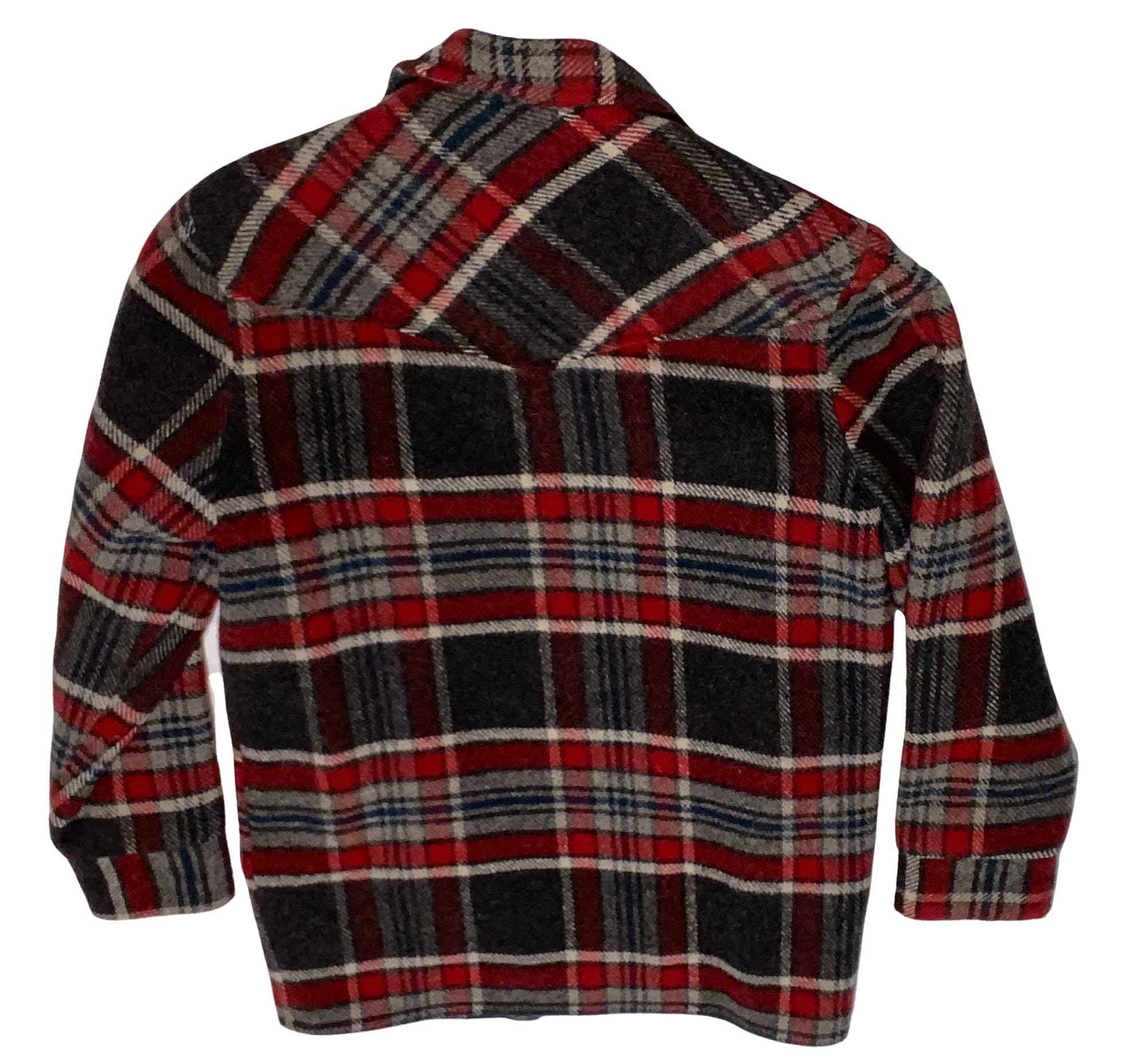 Vintage Lined Flannel Black and Red Plaid Jacket by Woolrich | Shop ...