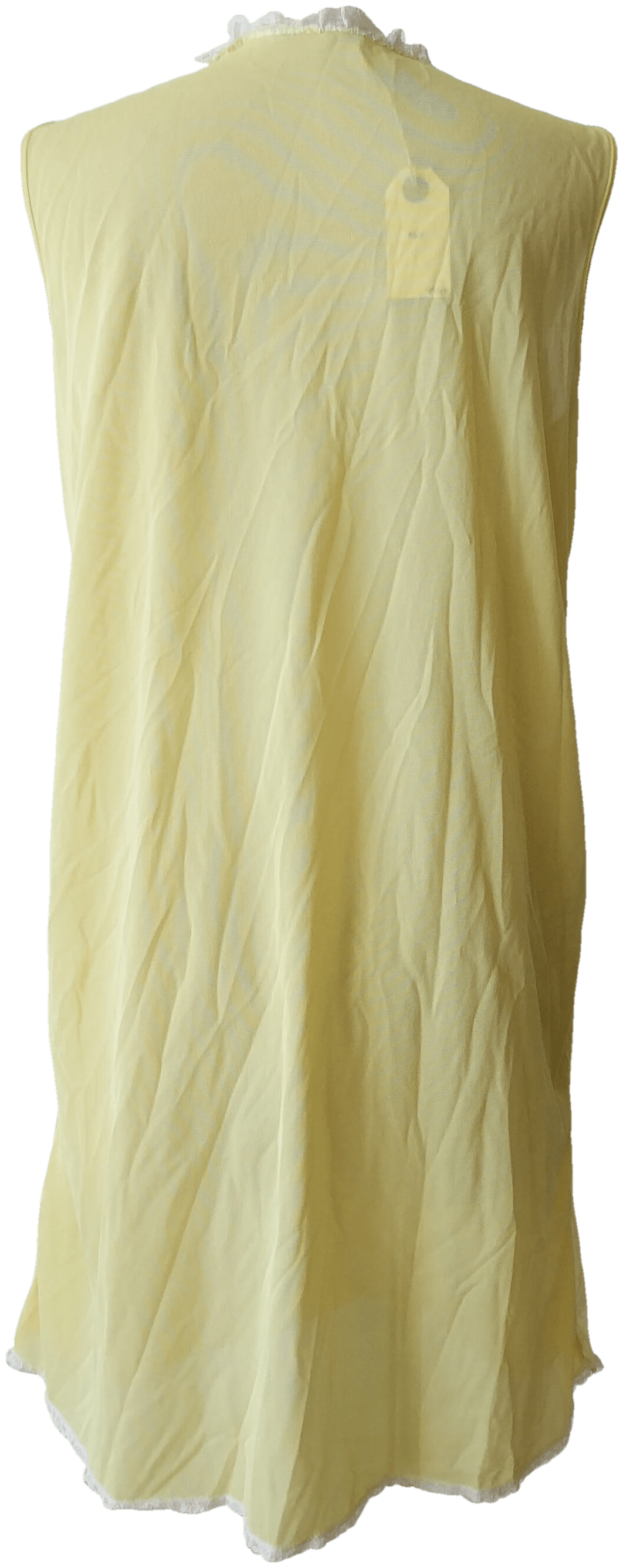 Vintage Yellow Nylon & Lace Nightdress | Shop THRILLING